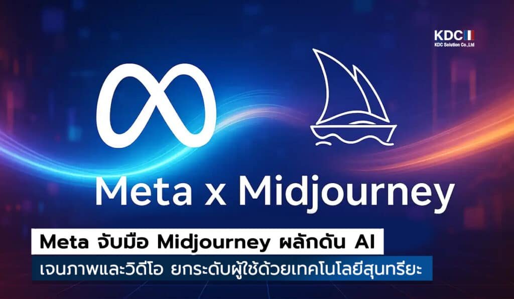 Meta จับมือ Midjourney ผลักดัน AI เจนภาพและวิดีโอ 2025